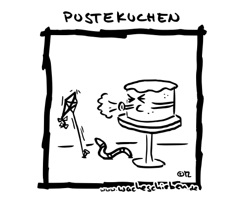 wacheschieben.de - Cartoon Nr. 434: Pustekuchen wacheschieben.de - Cartoon Nr. 434: Pustekuchen